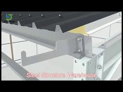Large Space Span Prefab Structural Steel Frame Structure Building Workshop Warehouse Metal Warehouse Shed Storage