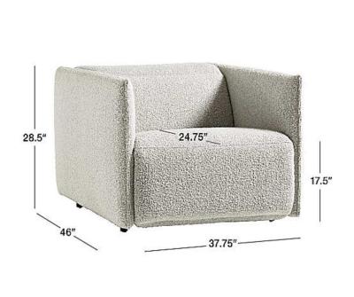 China 46*37cm Multi Function Sofa White Flannel Modern Minimalist Style for sale