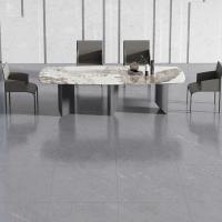 China Geometric Structure Italian Marble Top Table Rectangular 200cm Long for sale
