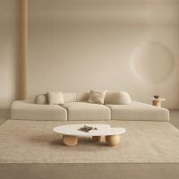 China Corner Diy White Segmented Modern Fabric Sofa Set for sale