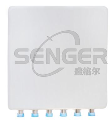 China SENGER Communication 1710-2690MHz 6 Ports 13dBi 6T6R Outdoor Panel Directional Antenna for sale