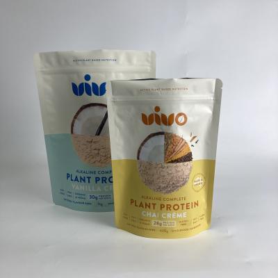 Cina Su ordinazione stampati stanno sui sacchetti che i sacchetti di plastica risigillabili per il commestibile della polvere della proteina spolverizzano le borse d'imballaggio con alluminio in vendita