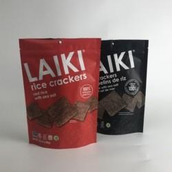 Cina Supporto stampato su ordinazione di plastica del commestibile sulle borse della chiusura lampo per i cracker in vendita