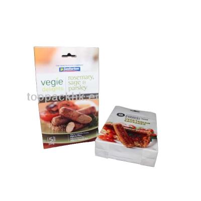 Cina Le borse d'imballaggio laminate della salsiccia di carta kraft hanno saldato a caldo su misura in vendita