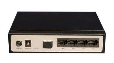China 4 Port 10/100Mbps RJ45  passive optical ONU With 1 epon port, with 4 poe+ for sale