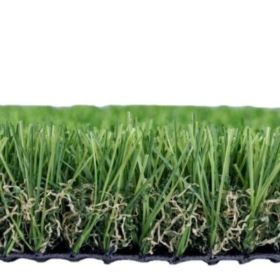 China Persoonlijke groene bi-kleur kunstmatig landschapsgras voor scholen Tuinen en tuinen Te koop