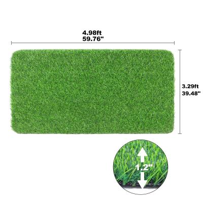 China 200 hechtingen/M PE-materiaal Niet-opvulbare kunstgras 50 mm 18000 Dtex Voor voetbal/voetbalsport Te koop