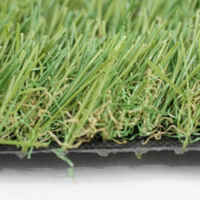 China 30 mm Pile Height Landschap Synthetisch gras 6700 Dtex Decoraties UV-bestand Te koop