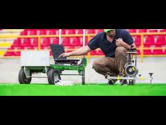 50 mm wit kunstgras voor voetbal 12000 Dtex vul nodig synthetisch gras voor voetbalvelden