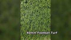 40mm Football Turf UV Resistant Low Maintenance