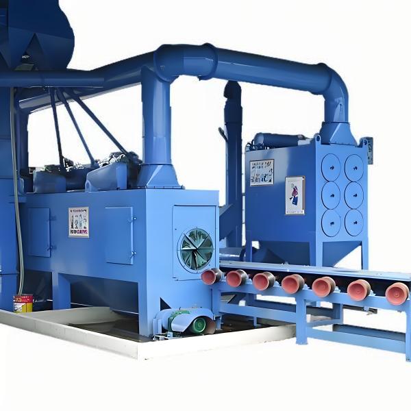 Quality Steel Pipe External Surface Steel Rebar Automatic Shot Blasting Machine With Special Rollers for sale