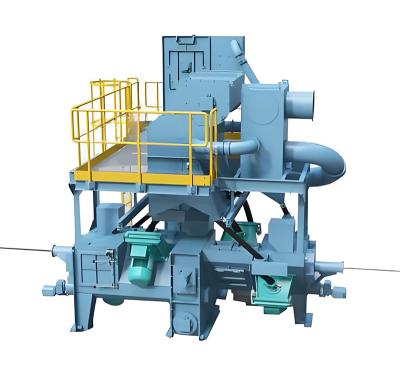 China Continuous Steel Bar Shot Blasting Machine For Steel Wire Steel Bar Steel Tube Descaling for sale