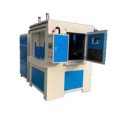 China Fully Automatic Satellite Multi Rotary Table Sand Blasting Machine For High Productivity for sale