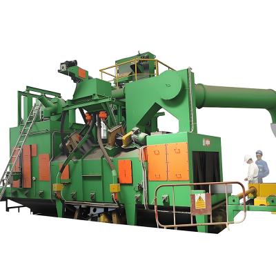 China 4 To 12 Pcs Roller Conveyor Shot Blasting Machine With Conveyor Speed 0.5-4m/Min for sale