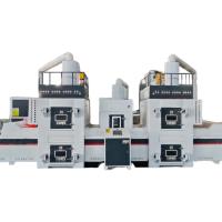 China Double Sides Automatic Sand Blasting Machine for Stainless Steel Sheets 0.3-10mm for sale