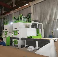 China Double Sides Automatic Sand Blasting Machine for Stainless Steel Sheets 0.3-10mm for sale