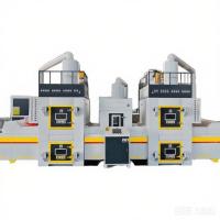 China Double Sides Automatic Sand Blasting Machine for Stainless Steel Sheets 0.3-10mm for sale