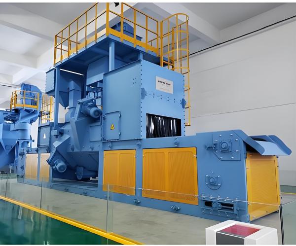 Quality Cleanliness Sa2.5-3.0 Wire Mesh Shot Blasting Machine With Noise Level Below 90 for sale