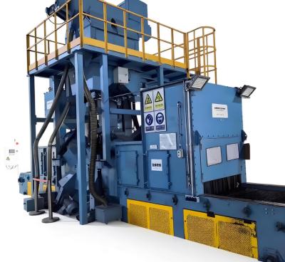 China Cleanliness Sa2.5-3.0 Wire Mesh Shot Blasting Machine With Noise Level Below 90 DB for sale