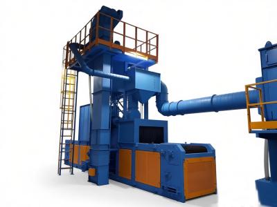 China Manganese Steel Wire Mesh Shot Blasting Machine With Cleanliness Sa2.5-3.0 Below 90 DB for sale