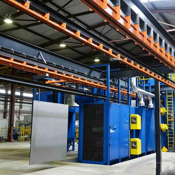Quality Automotive Hook Type Pass Through Shot Blasting Machine for Continuous Operation for sale