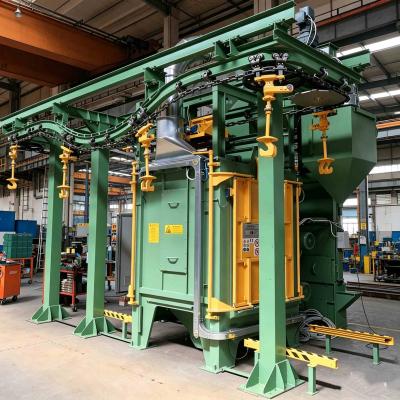 China Spinner Hanger Shot Blasting Machine Supporting Customizable Configurations to Meet Specific Metal Treatment Requirements for sale
