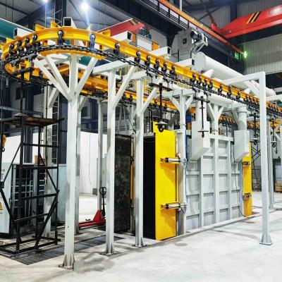 China Industrial Spinner Hanger Shot Blasting Machine Offering Performance and Consistent Surface Finishing for Metal Parts for sale