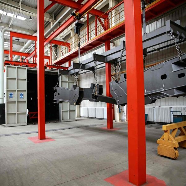 Quality Automotive Hook Type Pass Through Shot Blasting Machine for Continuous Operation for sale