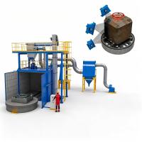 Quality Q36/Q76 Rotary Table Shot Blasting Machine, Trolley Type Shot Blaster for Cast for sale