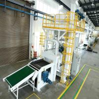 China Wire Mesh Shot Blasting Machine 600-1250mm Belt Width 4-8 Blast Wheels for sale