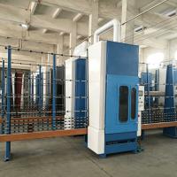 China 30kw Automatic Sand Blasting Machine Double Sides PLC Control for Surface Refinement 1200mm Width for sale