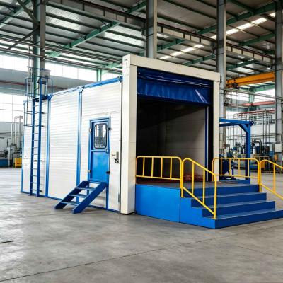 China Sand Blasting Room | Industrial Blast Booth for Steel Structure & Ship Descaling for sale