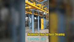 Overhead Conveyor Shot Blasting Machine for Metal Parts