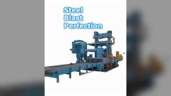 H Beam I Beam Steel Profile Shot Blaster