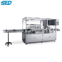 China Automatic Linear Tracking Liquid Filling And Capping Machine for sale