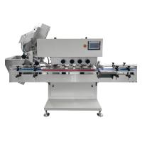China SED-4CG Automatic Linear Screw Capping Machine for 20-120mm Bottles, 10-120 BPM Capacity for sale