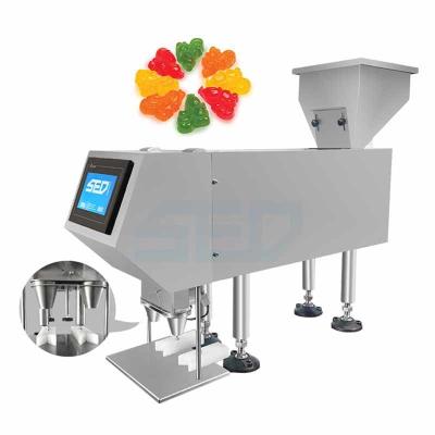 China Semi-Auto Capsule Counting Machine 10-25 Bottles/min 220V Stainless Steel for sale
