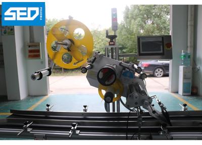 China High Efficiency Automatic Labeling Machine PLC Controlled For Bottle Top Cap for sale
