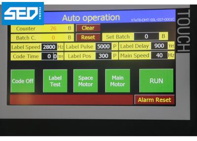 China High Efficiency Automatic Labeling Machine PLC Controlled For Bottle Top Cap for sale
