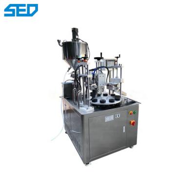 China Semi Automatic Plastic Hose Filling And Sealing Machine With PLC Control for sale