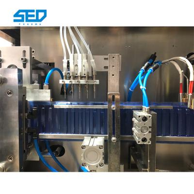 China PVC 100 Bottles/Min Liquid Filling Machine Five Head Sealing for sale