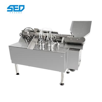 China Pharmaceutical Glass Ampoule Filling And Sealing Machine 0.7kw 4 Nozzles for sale