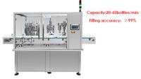 China Oral Liquid Filling Machine SED-4GX Plunger Pump 4 Head Automatic Capper for sale