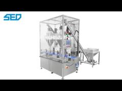 Macchina di riempimento automatico di polvere farmaceutica a due teste ad alta precisione