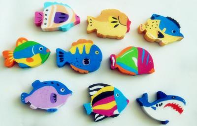 China advertising gift use fish eraser,fish design eraser, pass EN71 & Lhama standards for sale