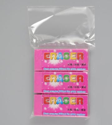 China customized school stationery eraser with branding for sale