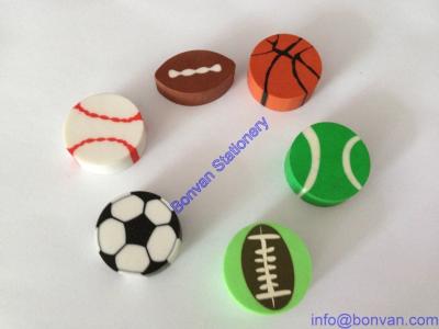 China kids sport eraser,sport children gift eraser,advertising kids eraser for sale
