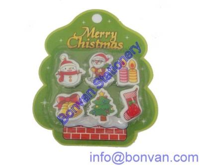 China children eraser set,kids eraser set,christmas eraser set, gift or school use for sale