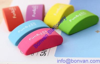 China fancy design eraser,customized shape and size eraser from professional supplier for sale