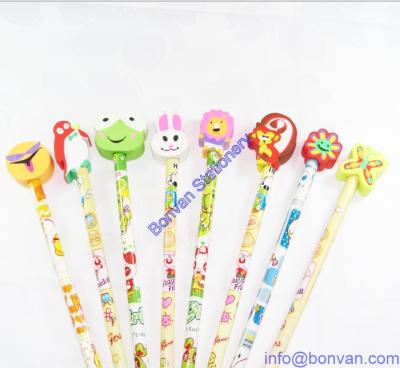 China customized pencil eraser,extruded pencil eraser,multi color animal eraser for sale